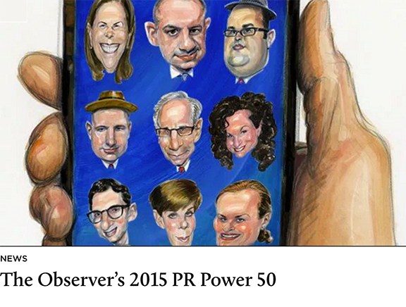 Prosek Partners Ranked Top 25 in New York Observer's PR Power List 2015 ...